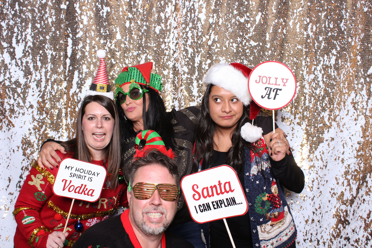 Christmas Photo Booth - Corporate Party - Nabruzzi Trattoria, Tampa, FL ...
